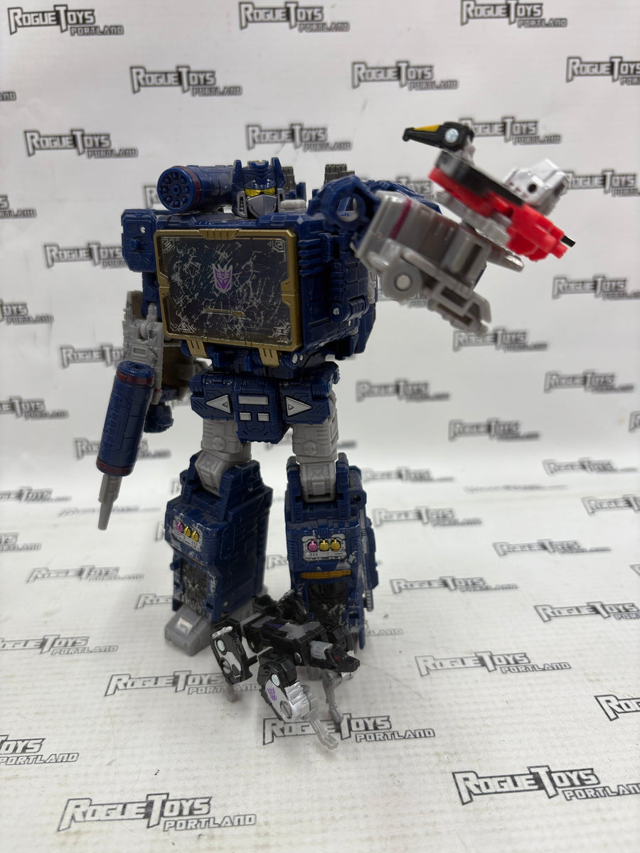 Hasbro Transformers WFC Siege Soundwave w/ Laserbeak & Ravage| Rogue Toys