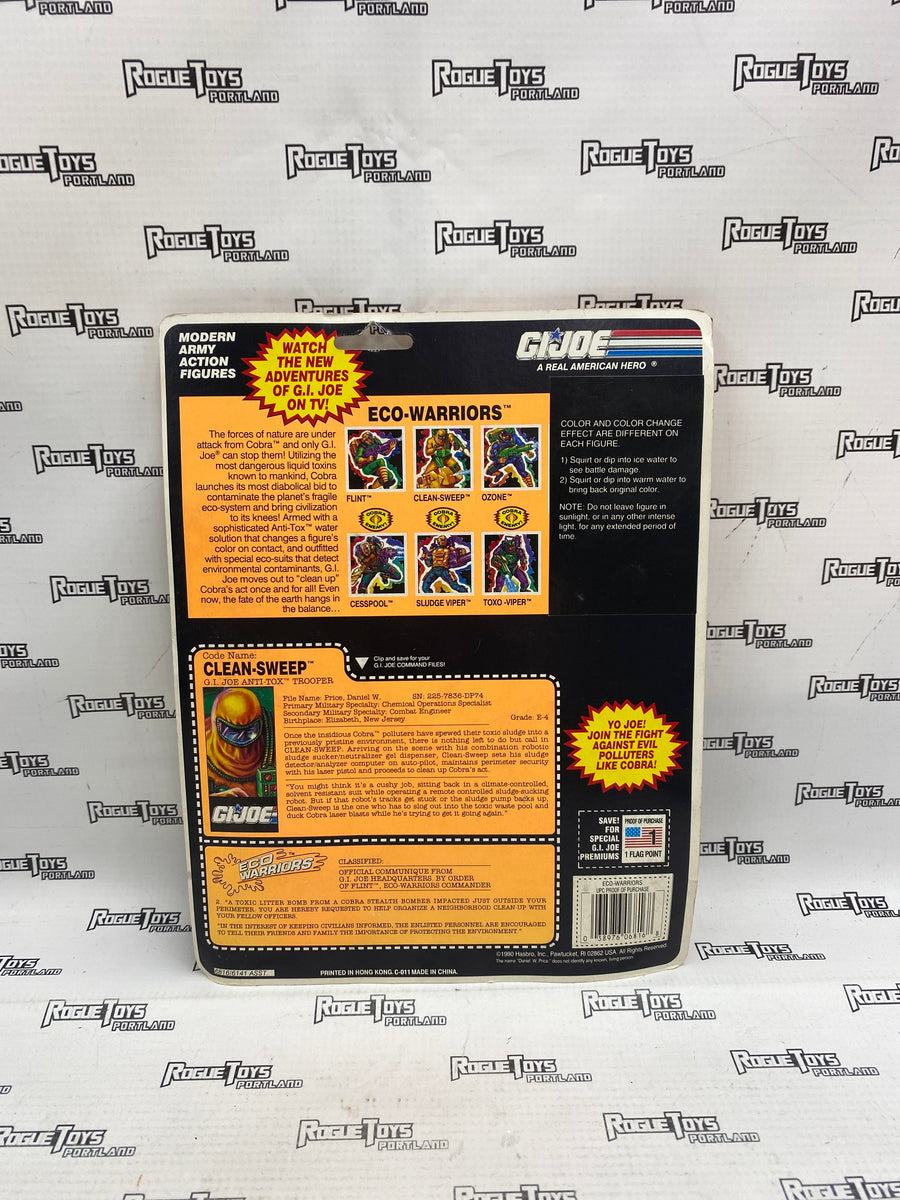 Vintage GI JOE Eco-Warriors Clean-Sweep| Rogue Toys