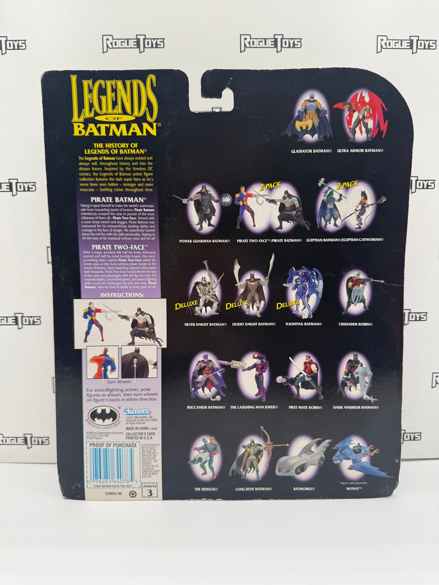 Kenner Legends of Batman Pirate Batman & Pirate Two-Face w/ Official C ...