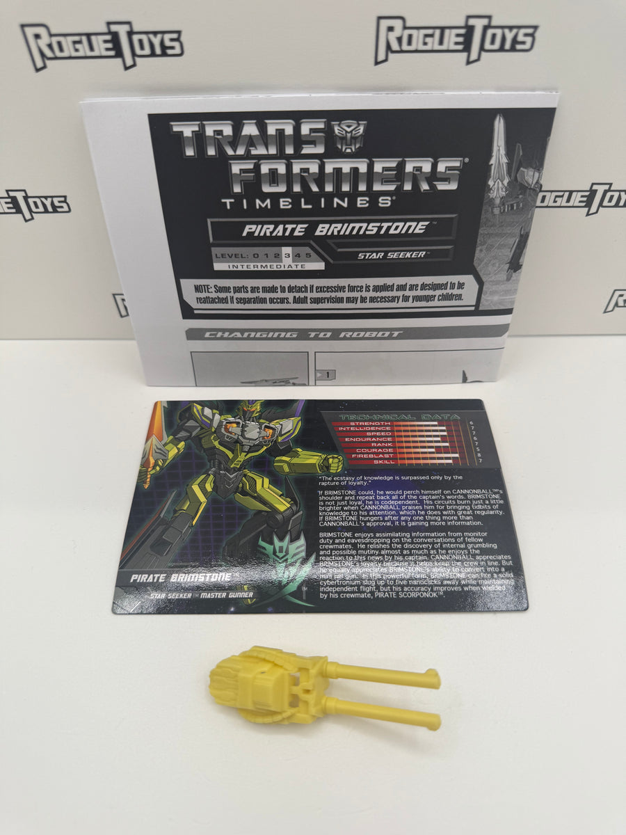 Hasbro Transformers Timelines Decepticon Pirate Brimstone (BotCon 2014 ...