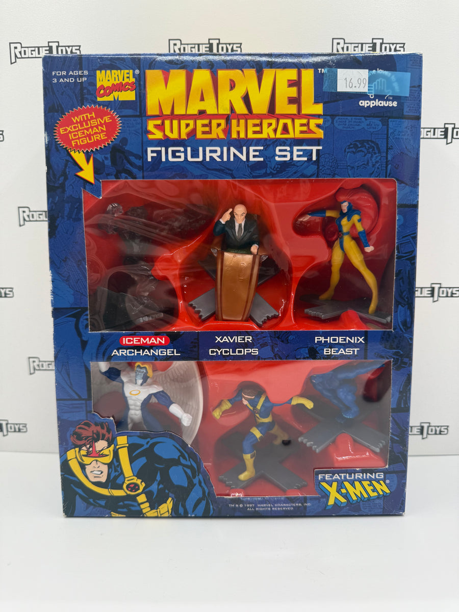 Applause Marvel Comics Marvel Super Heroes X-Men Figurine Set Iceman ...