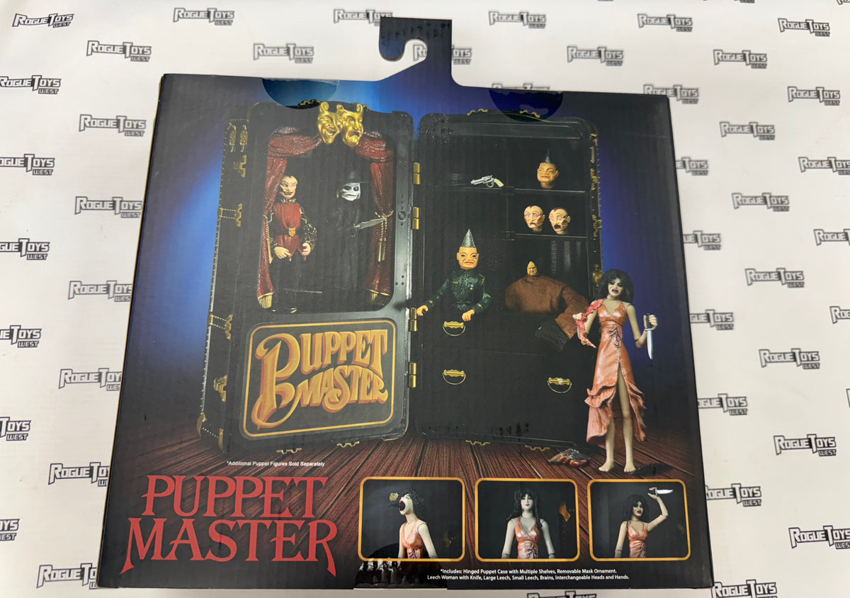 NECA PUPPET MASTER Toulon’s Puppet Case and Leech Woman| Rogue Toys