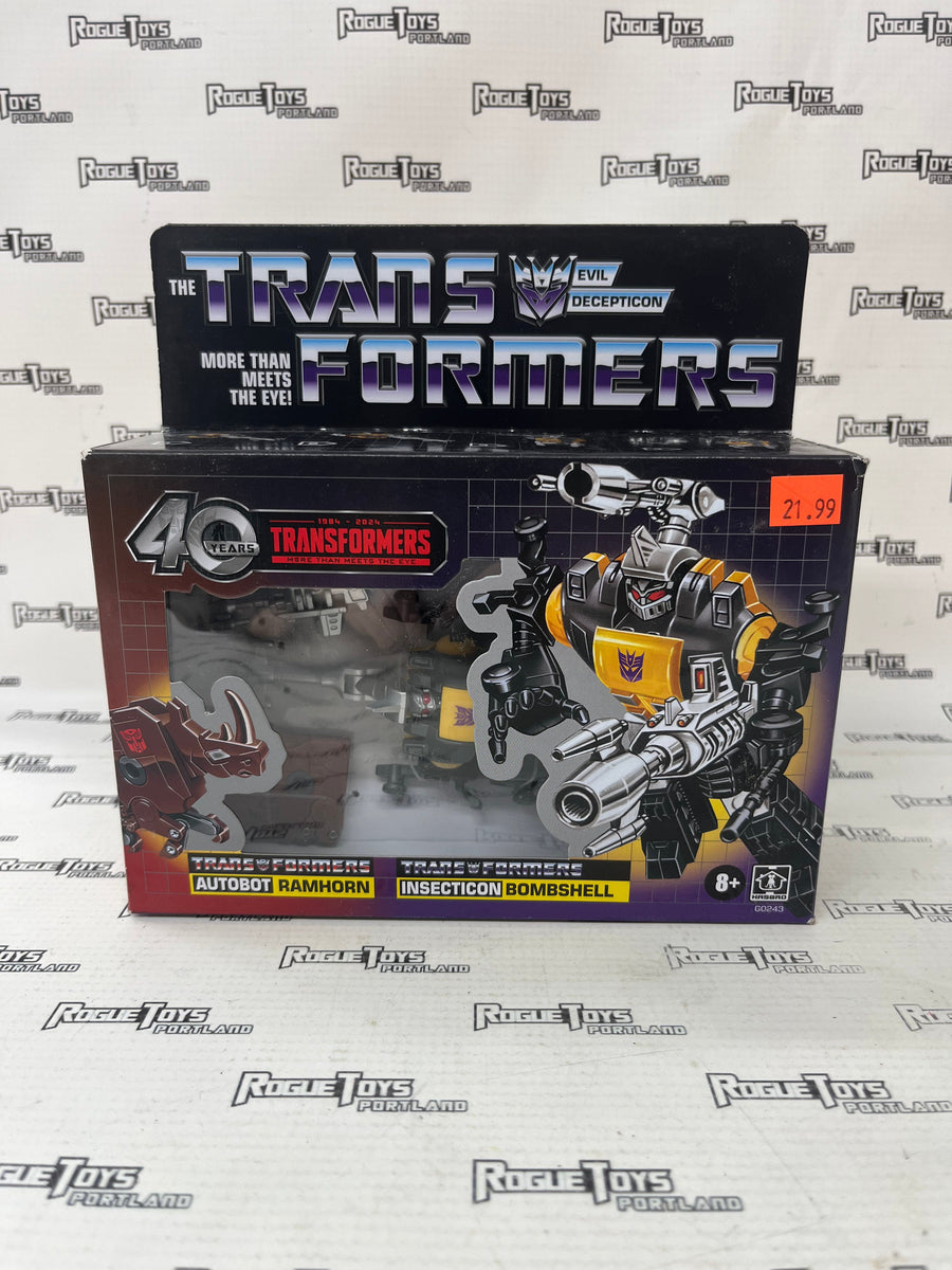 Hasbro Transformers 40th Anniversary Bombshell & Ramhorn Reissue 2pk ...