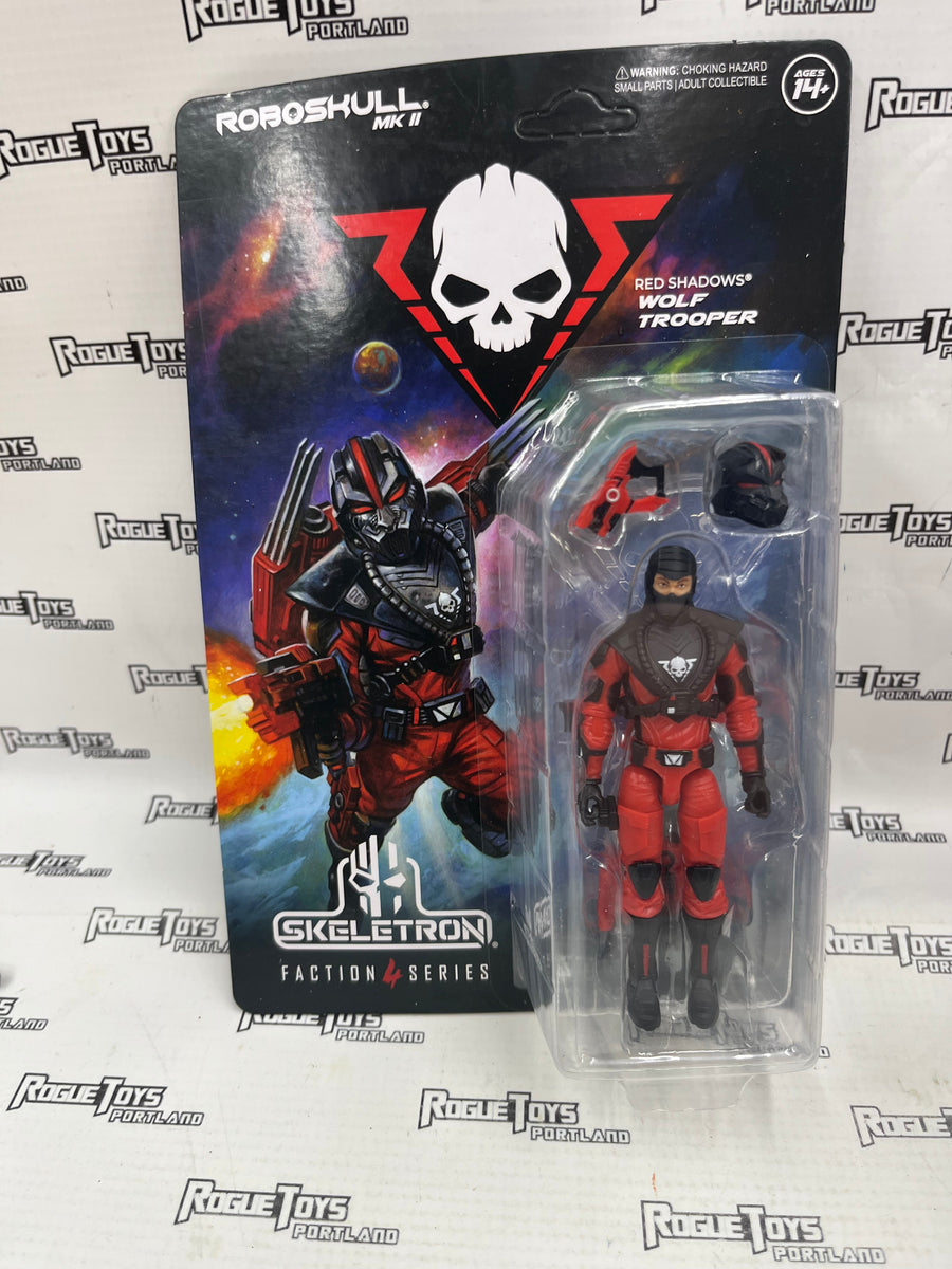 Marauder Task Force Skeetron Red Shadows Wolf Trooper| Rogue Toys