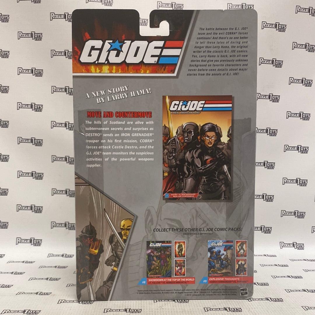 Hasbro GI Joe Comic Pack Move and Countermove #7 Iron Grenadier & Dest ...