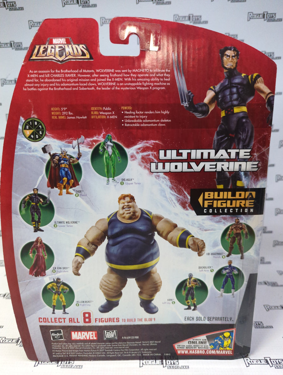 Hasbro Marvel Legends Previews Exclusive Ultimate Wolverine (Blob BAF ...