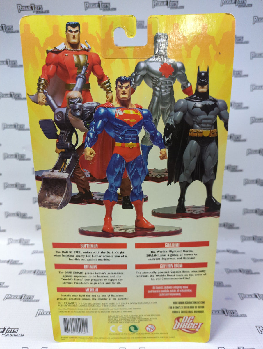 DC Direct Superman/Batman Public Enemies Captain Atom| Rogue Toys