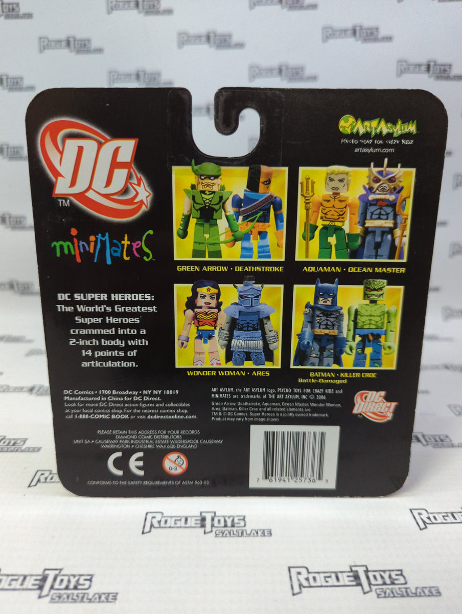 Diamond Select DC Minimates Series 3 Wonder Woman & Ares Two Pack ...