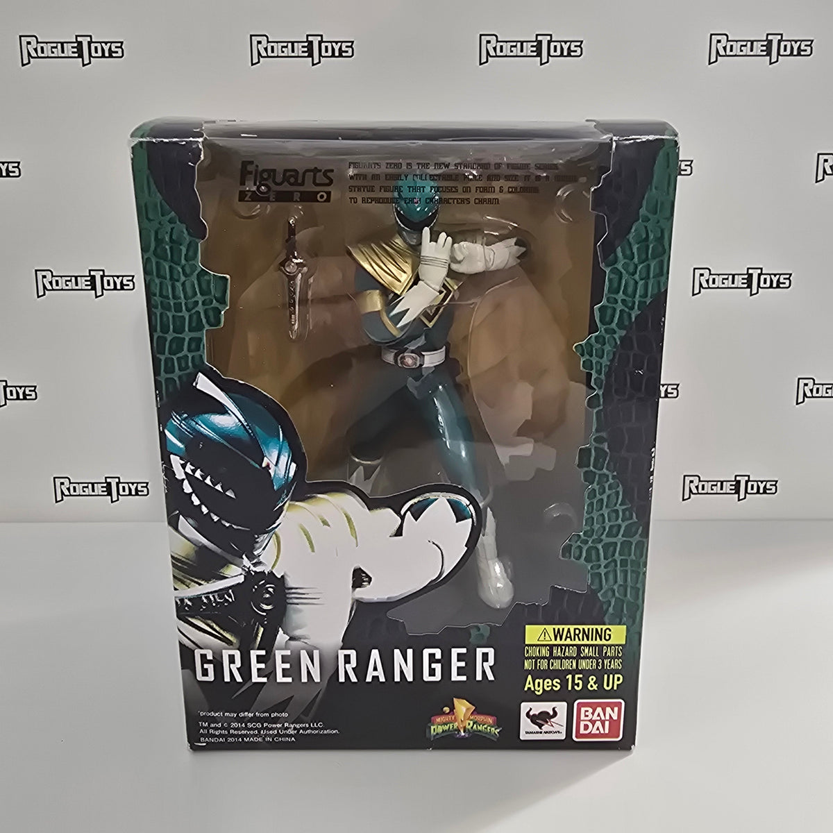 Bandai Figarts Zero MMPR- Green Ranger| Rogue Toys