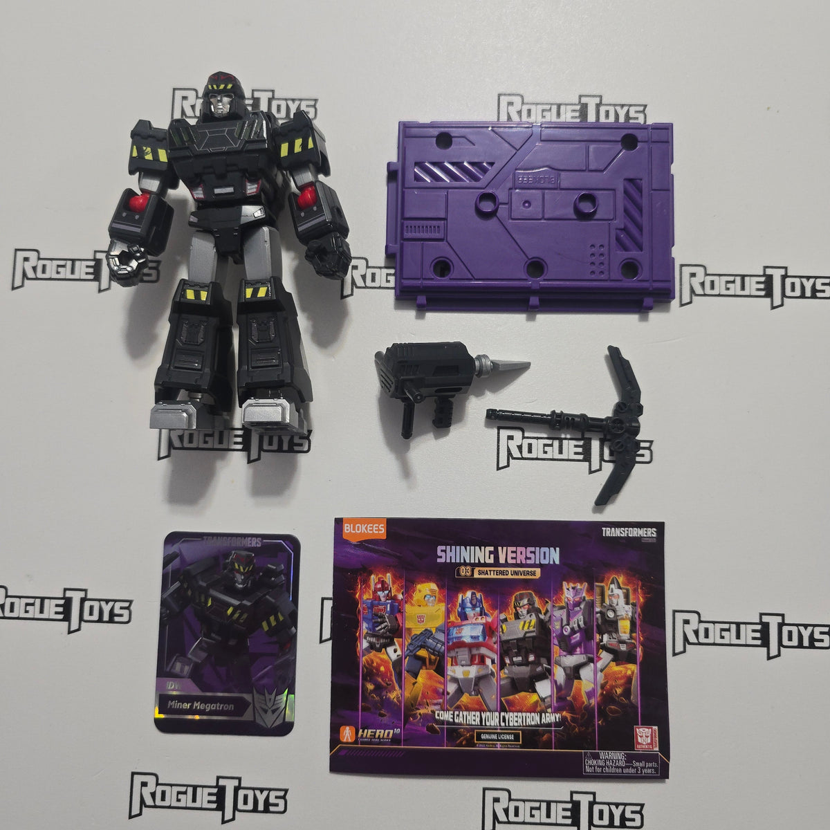 Blokees Transformers Shattered Universe Shining Version- Miner Megatro ...