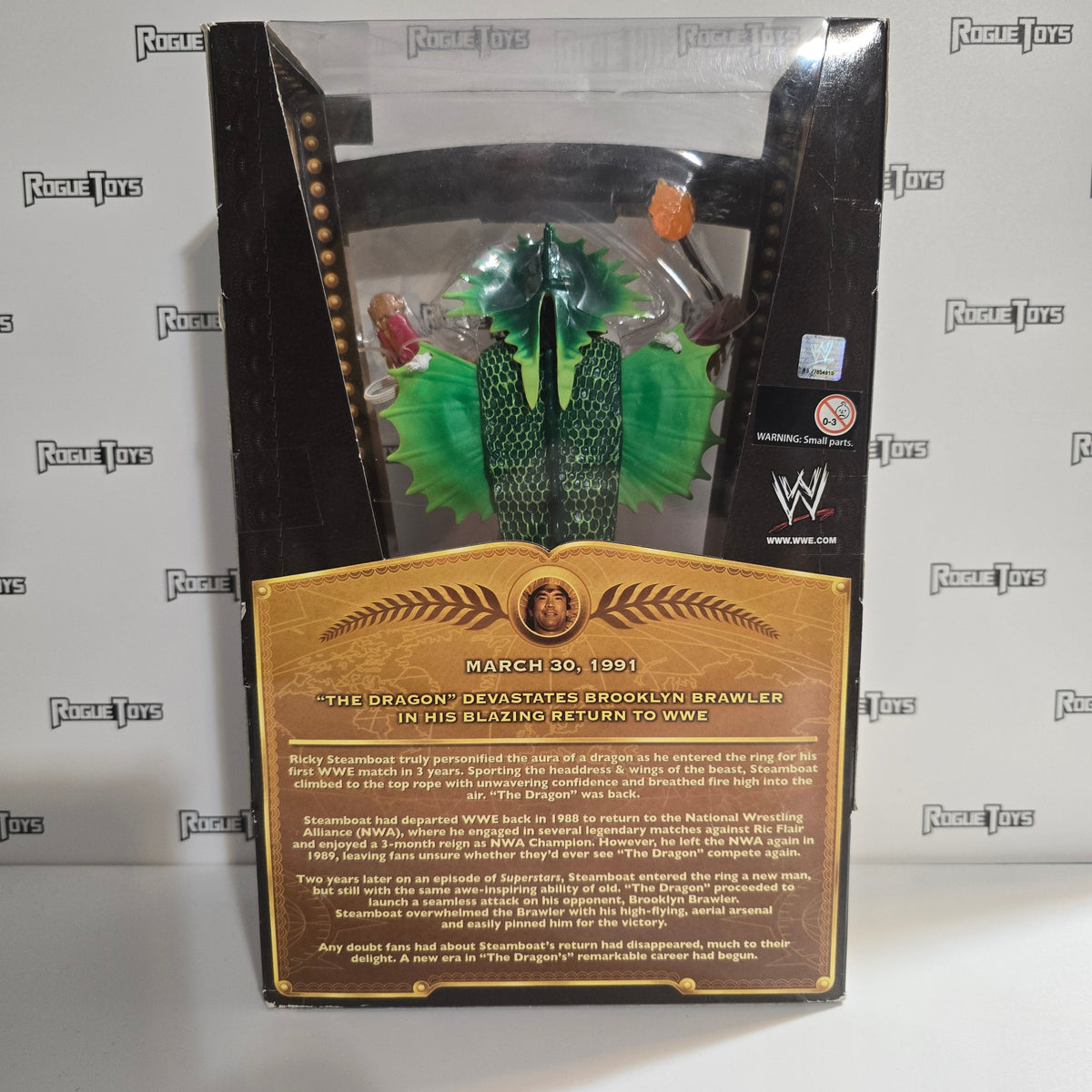 Mattel WWE Defining Moments- Ricky the Dragon Steamboat| Rogue Toys