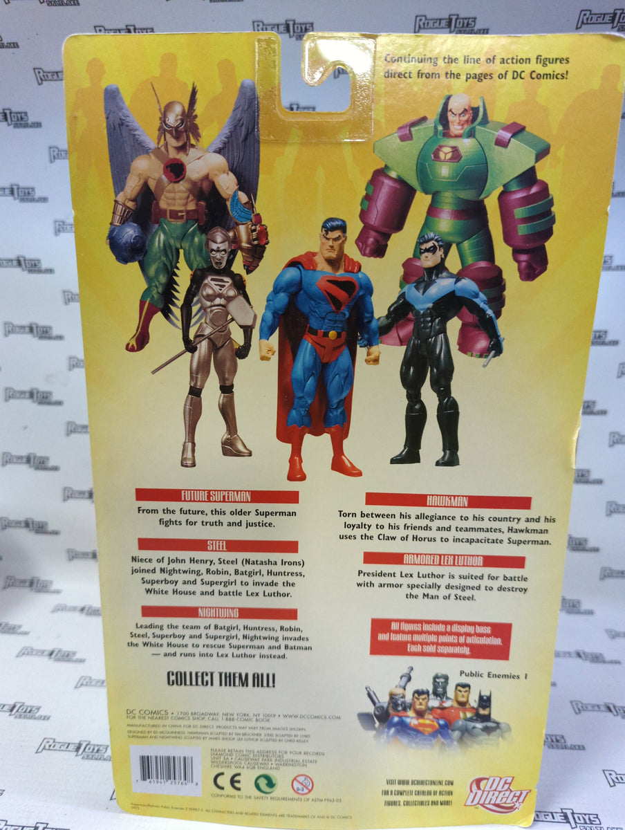 DC Direct Superman/Batman Public Enemies 2 Steel| Rogue Toys