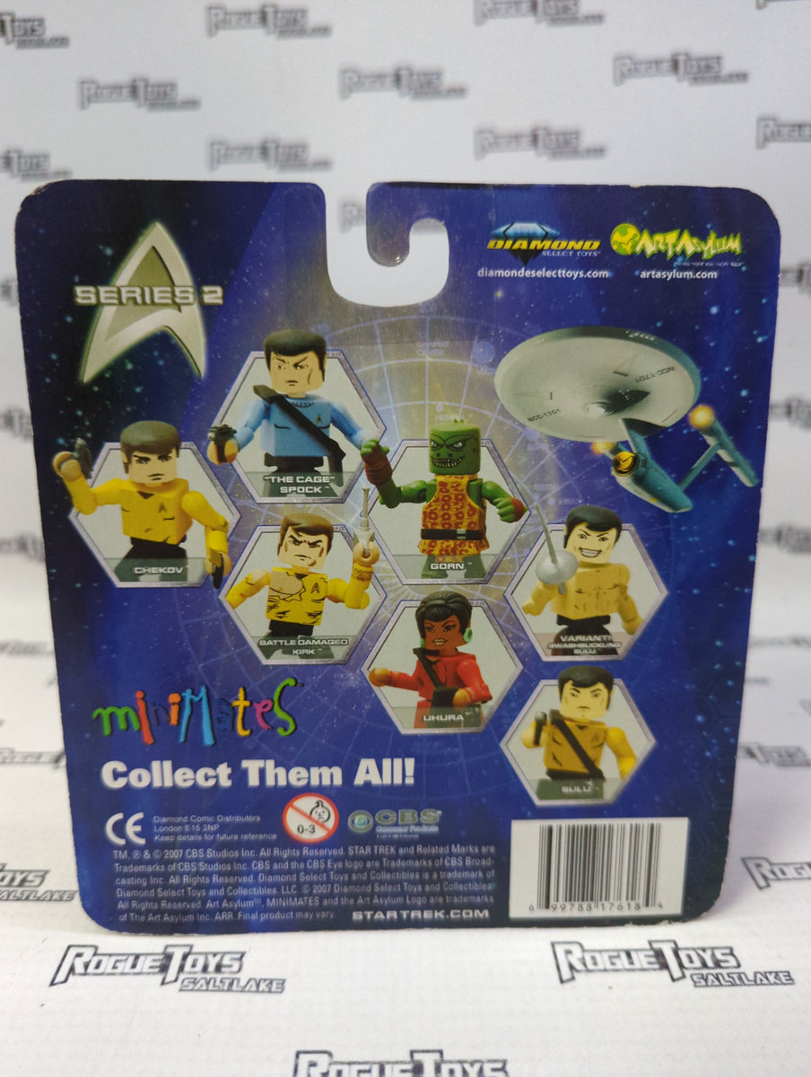 Diamond Select Minimates Star Trek Series 2 Battle Damaged Kirk & Gorn ...