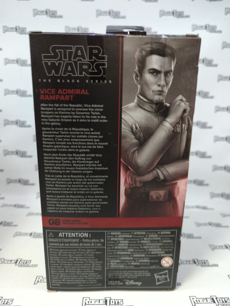 Hasbro Star Wars The Black Series Vice Admiral Rampart| Rogue Toys