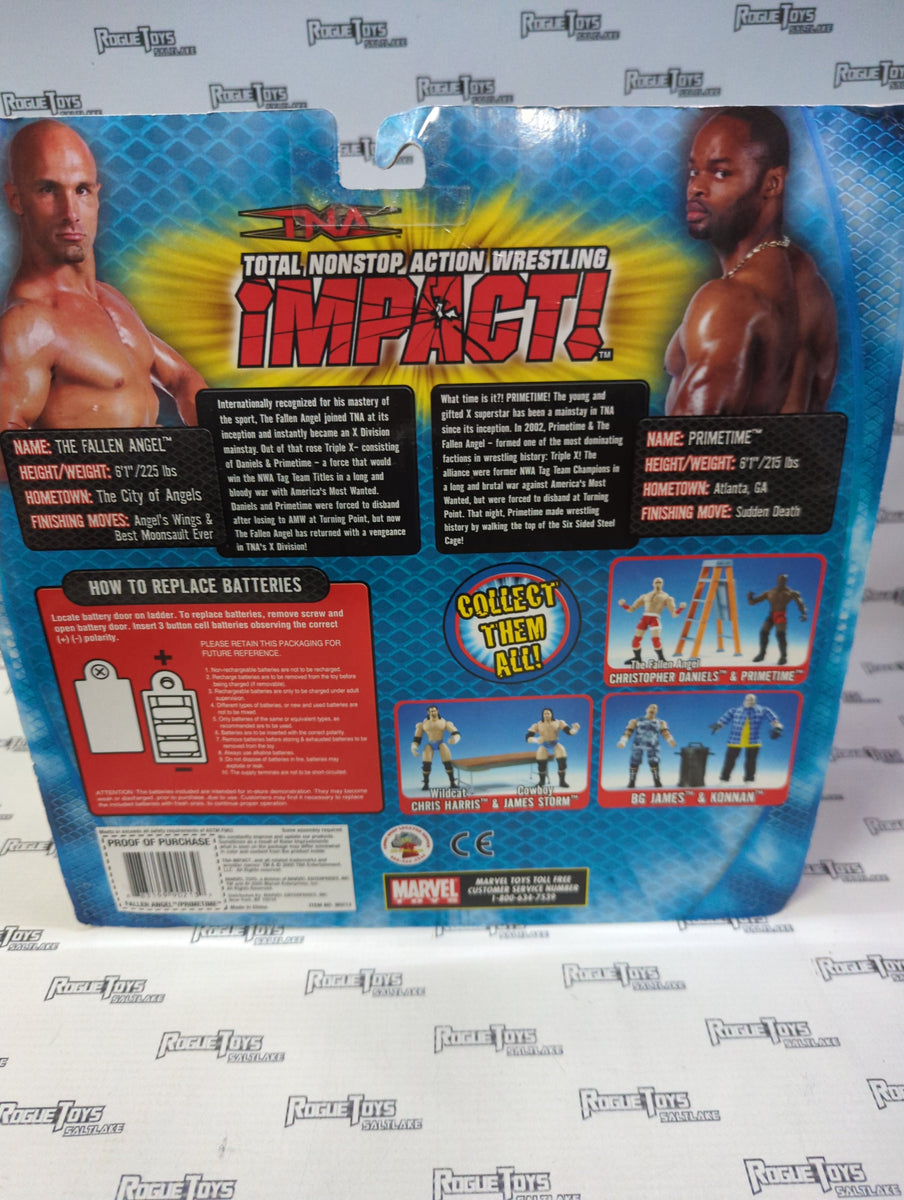 Marvel Toys TNA WRESTLING Primetime vs. The FALLEN Angel| Rogue Toys