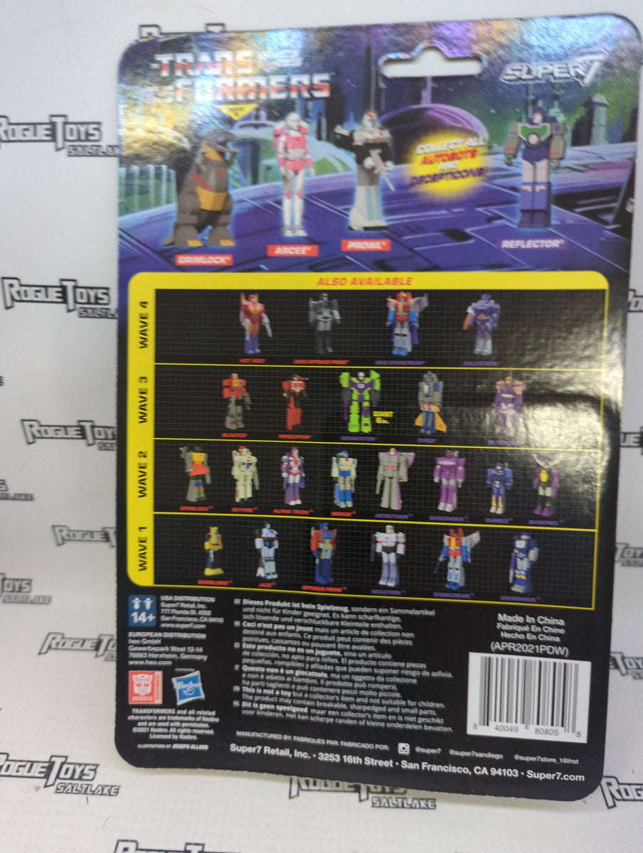 Super 7 ReAction Figures Transformers Prowl| Rogue Toys