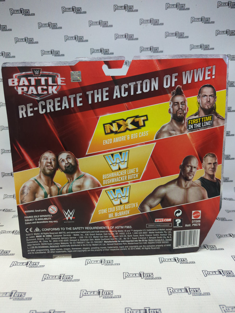 Mattel WWE Battle Pack Series Bushwhacker Luke & Bushwhacker Butch ...