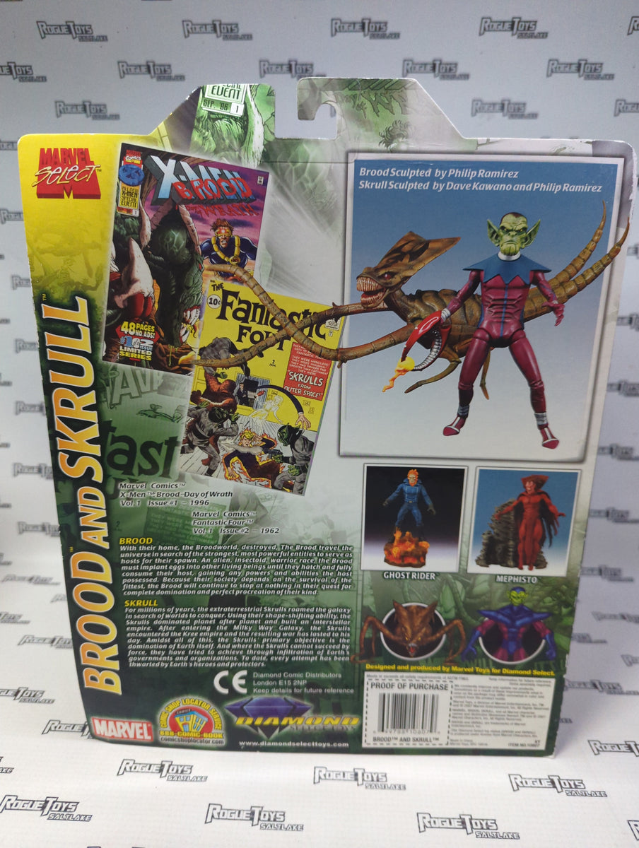 Marvel Select Brood and Skrull| Rogue Toys