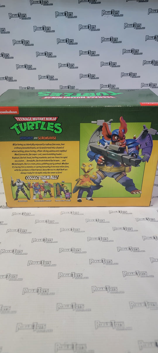 Neca Teenage Mutant Ninja Turtles Wingnut and Screwloose| Rogue Toys