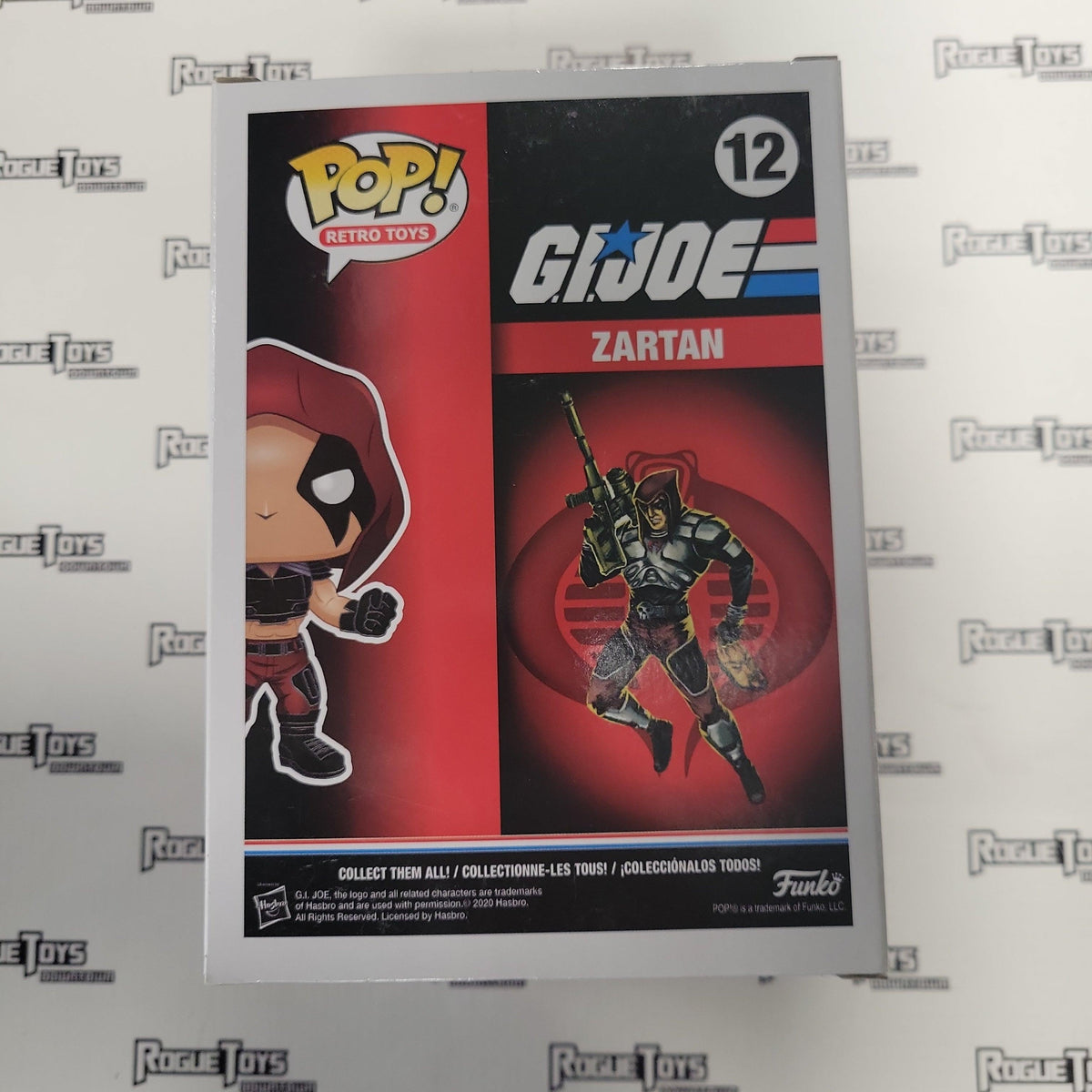 FUNKO POP! Retro Toys #12, Zartan (Chase) from GI Joe| Rogue Toys