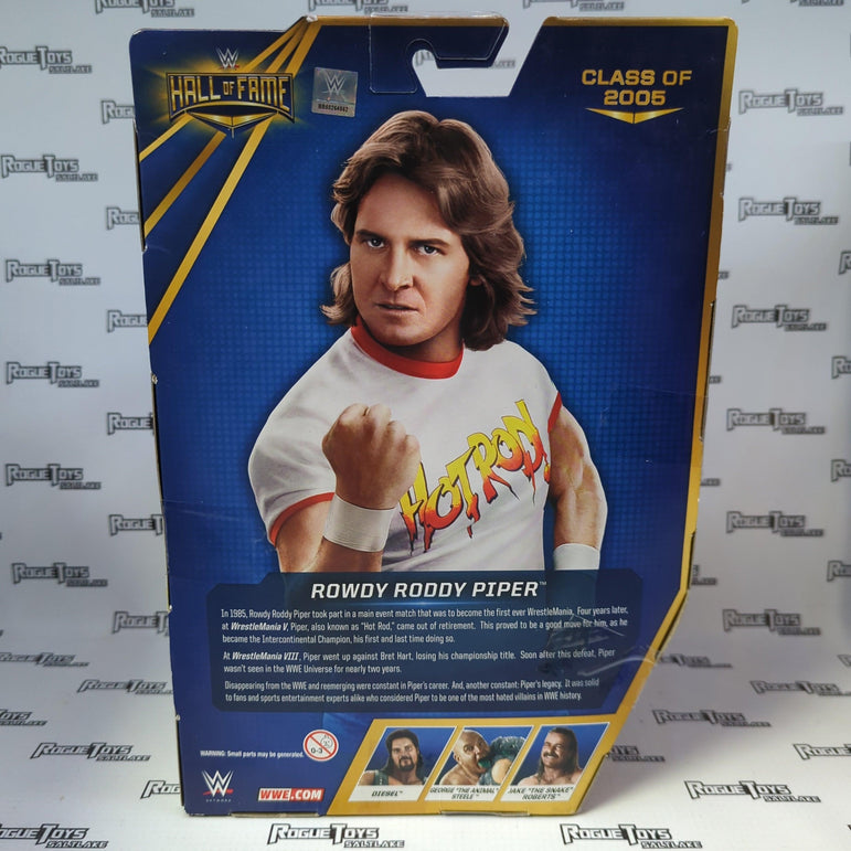 Mattel wwe elite hall of fame series "rowdy" roddy piper