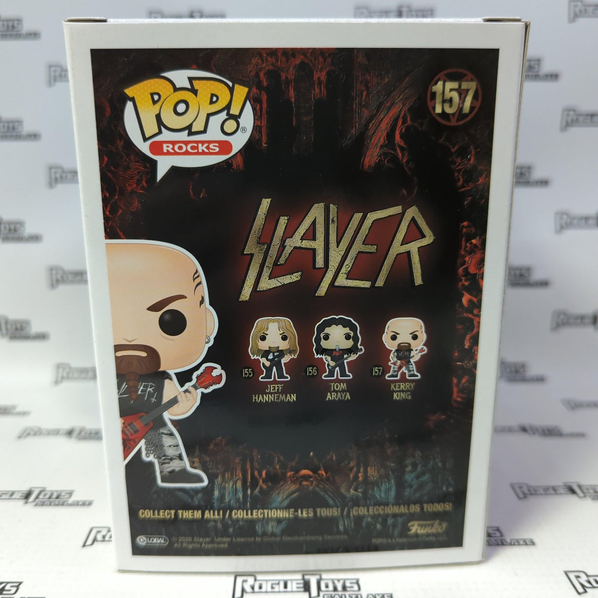 Funko POP! Rocks Slayer Kerry King 157| Rogue Toys