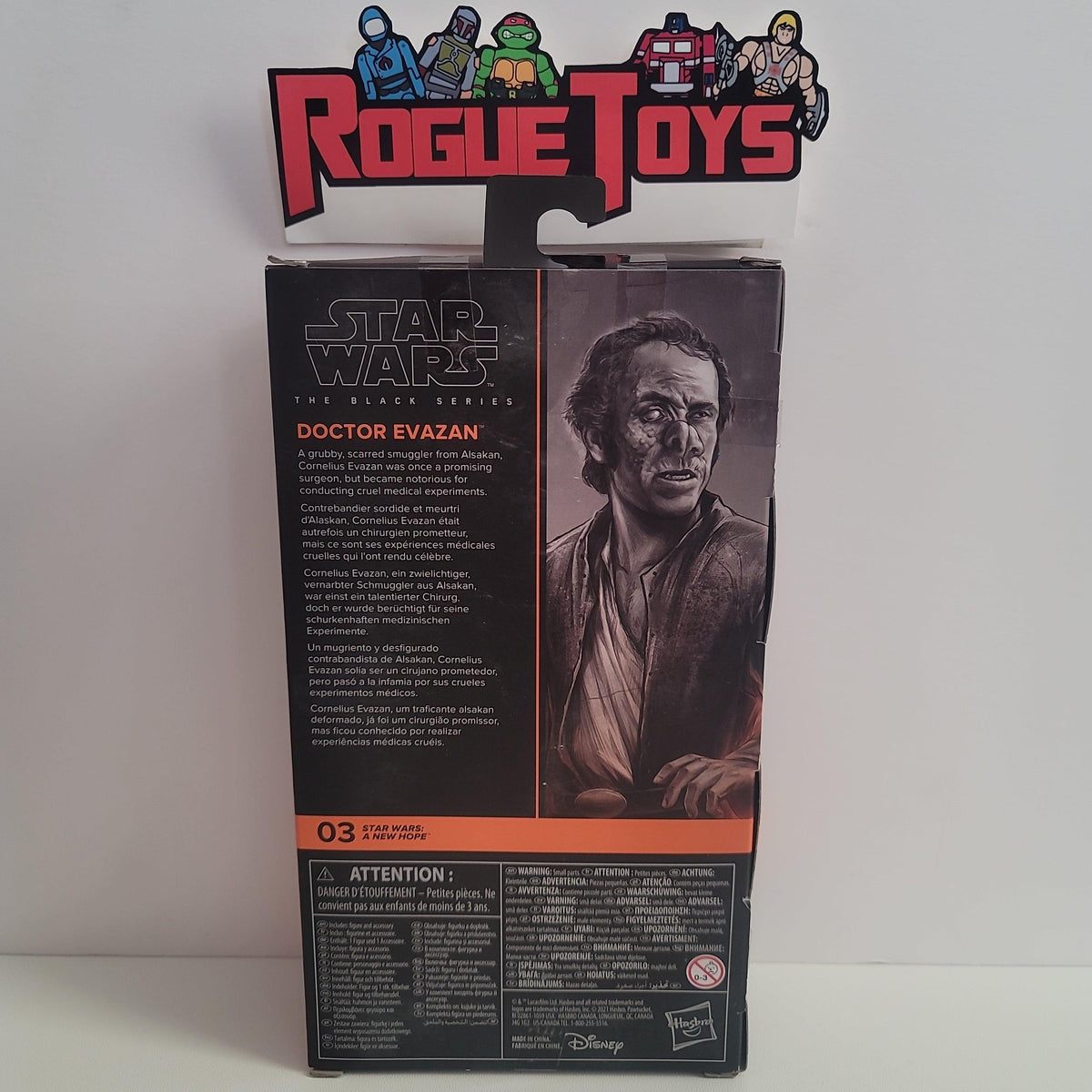 Hasbro Star Wars The Black Series Star Wars: A New Hope Doctor Evazan ...