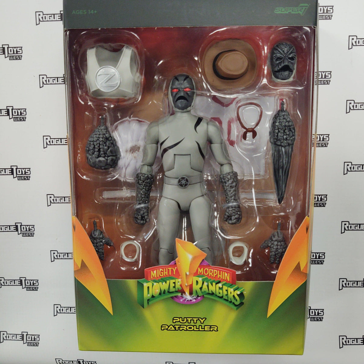 SUPER 7 ultimates Mighty Morphin Power Rangers Putty Patroller| Rogue Toys
