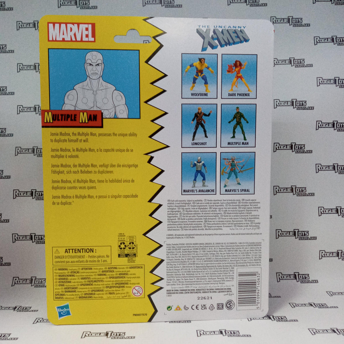 Hasbro Marvel Legends Retro Uncanny X-Men Multiple Man| Rogue Toys