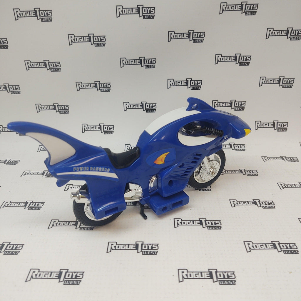 Bandai mighty morphin power rangers blue shark cycle